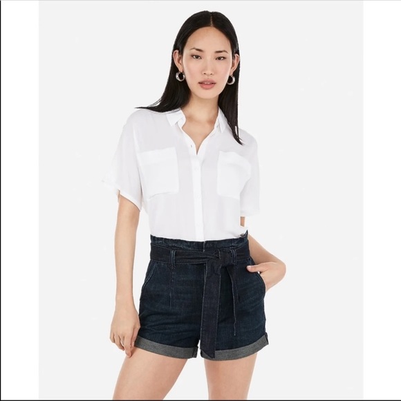 Express | Shorts | Nwt Express Retro Hi Rise Shorts | Poshmark